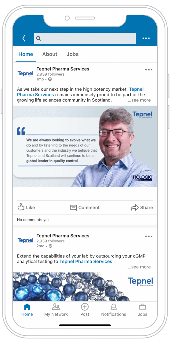 Tepnel Social Media Content Strategy - TMC